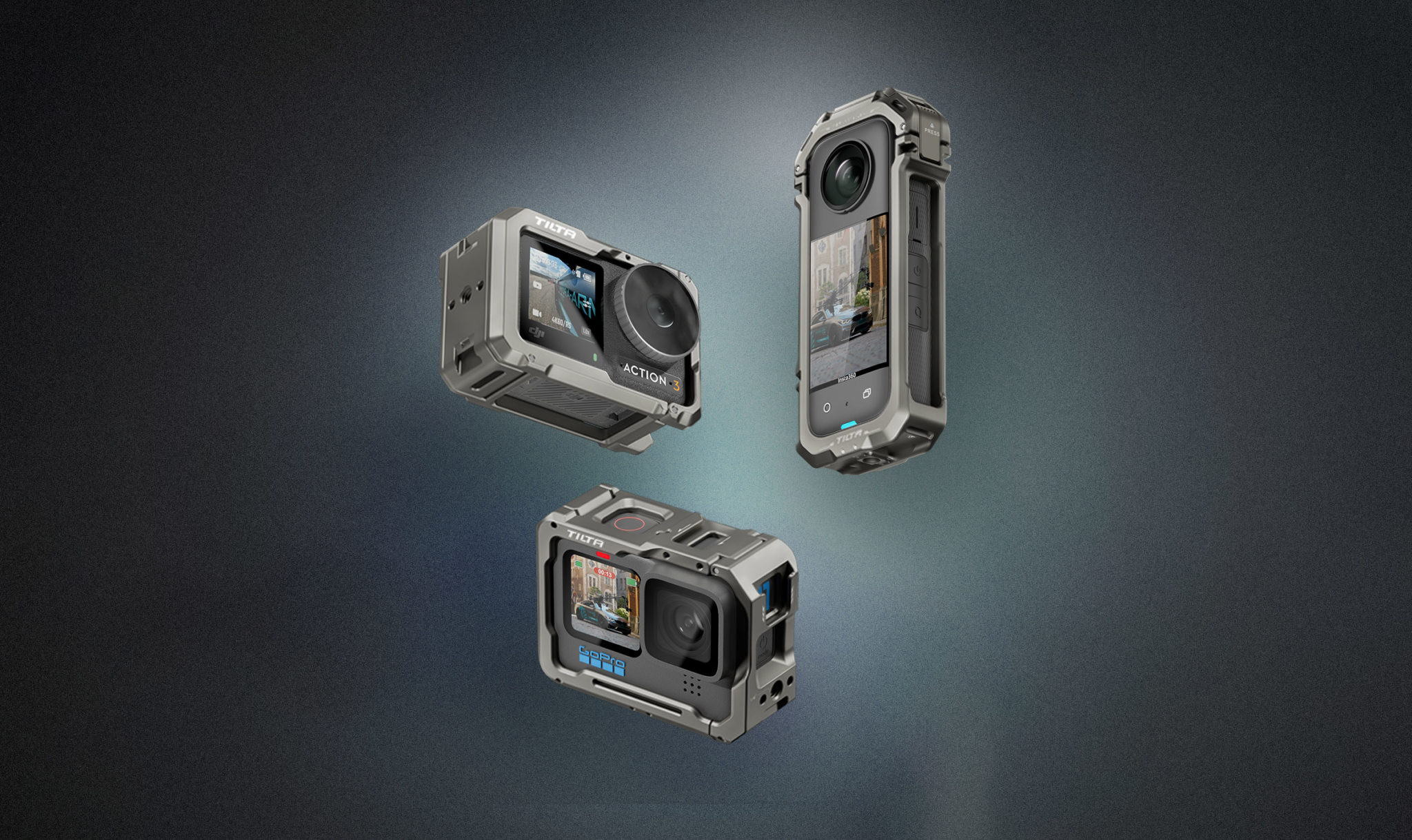 Camera Cages for GoPro HERO 11, Insta360 X3, and DJI Osmo Action 3 | Tilta