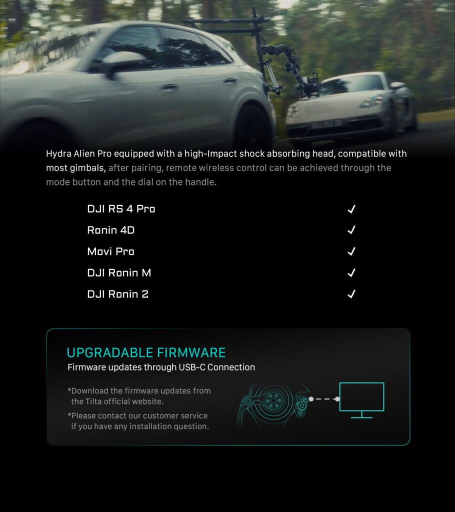 Hydra Alien Pro Car Mounting System | Tilta