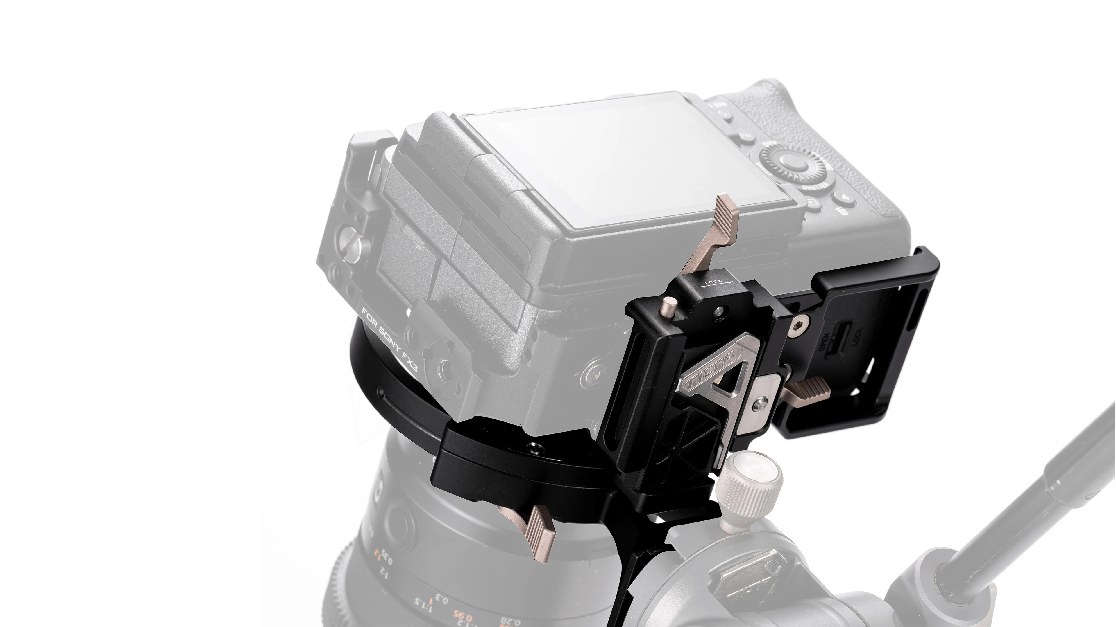 Tilta Adjustable Vertical Camera Support Bracket – Black | Tilta