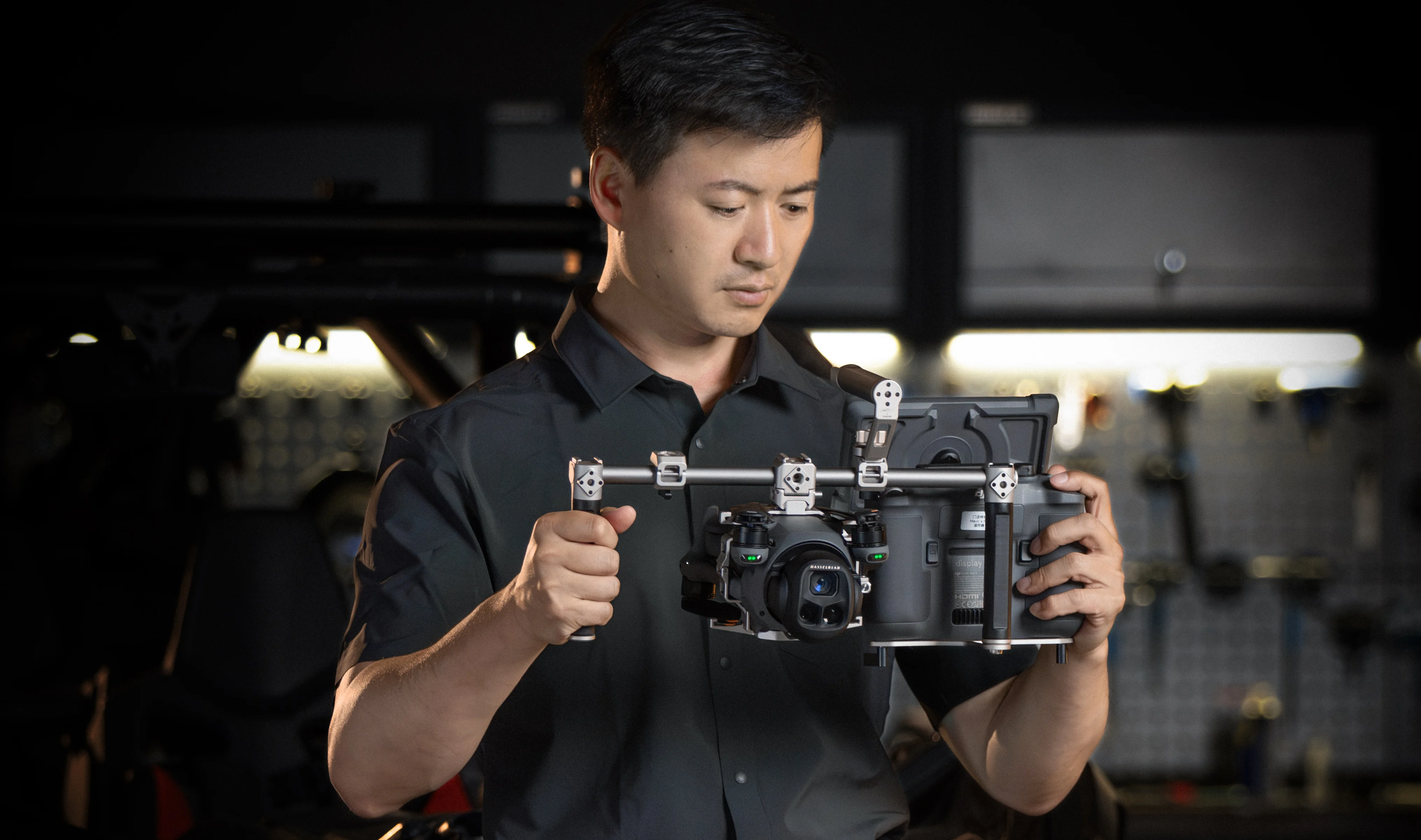 Handheld Support System for DJI Mavic 4 Pro – Titanium White | Tilta