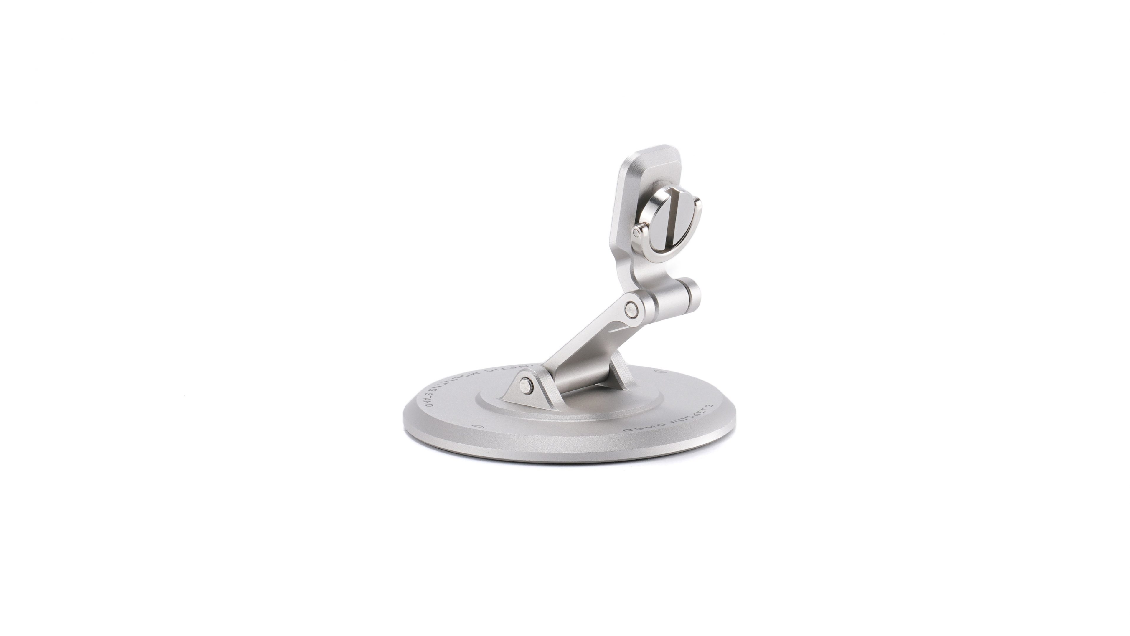 Magnetic Mounting Stand for DJI Osmo Pocket 3/4 – Titanium White | Tilta